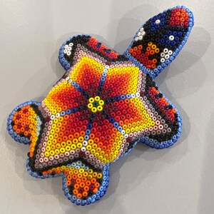 Wixarika Huichol Beaded Peyote Deer Necklace Fair Trade Indigenous ...