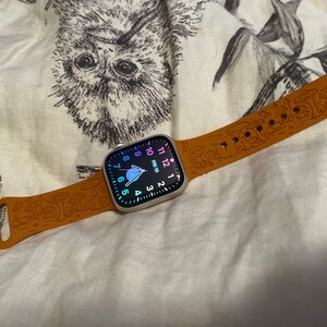 Sea Turtle Laser Engraved Silicone Watch Band, Personalized Watch Strap ...