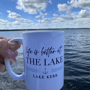 Custom Lake House Decor / Lake Lover Gift / Personalized Coasters ...