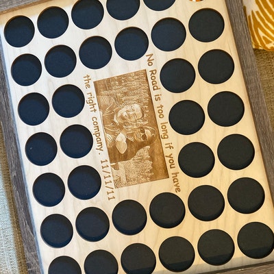 Photo Engraved Poker Chip Display Frame Insert Fits 36 Harley or Casino ...