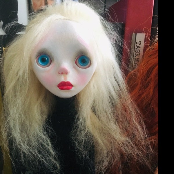 Goth Creepy Handmade Figurative Sculpture Unique Dark Gothic Sad ...