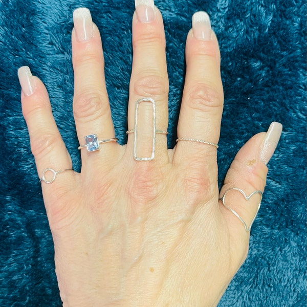 Circle Ring, Purity Ring, Sterling Silver Ring, Minimal Ring,boho Look ...