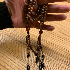 LRG Sandalwood & Seed Buddhist Prayer Beads, SGI Beads, Nichiren Gongyo ...