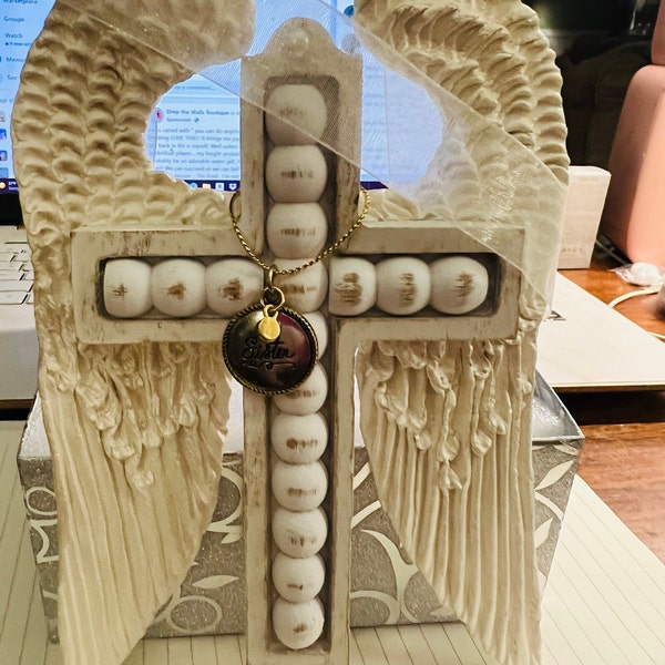Unique Personalized Handmade Angel Wings Inspirational Cross “love You ...