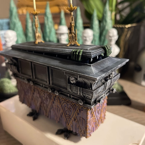 Haunted Mansion Ghost Tomb,crypt Fully Functional, Hidden Mickey Head ...
