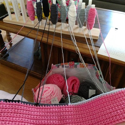 Crochet/knit-yarn Bobbin Holder - Etsy