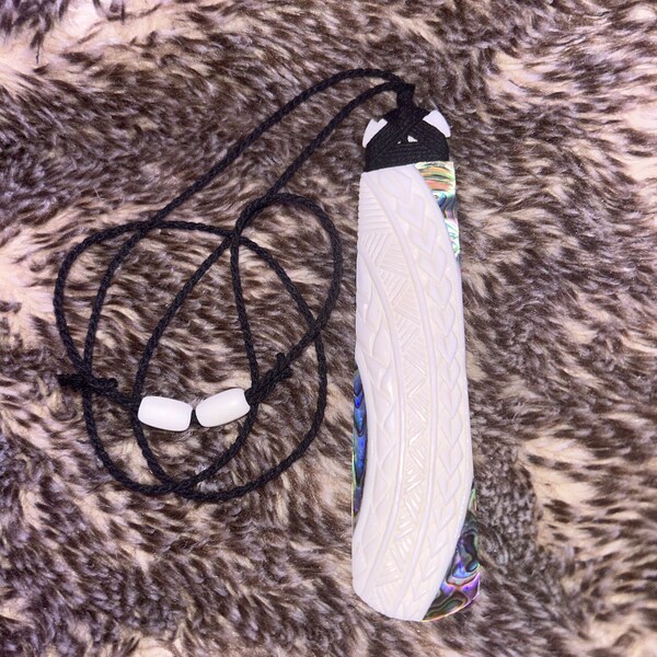 Maori Necklace, Axe Toki Pendant Bone Carving - Etsy