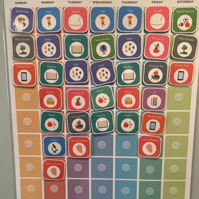 Editable Daily Kids Routine Cards I Toddler Visual Routine I Morning ...