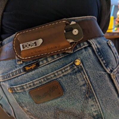 Knife Sheath, Belt Sheath, Horizontal Knife Sheath, Leather Knife ...