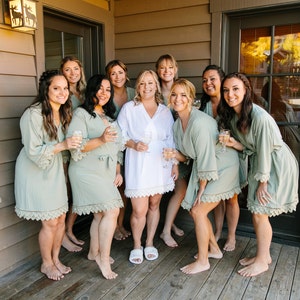 Plus Size 2XL 3XL 4XL Bride Bridal Bridesmaid Robes - Etsy