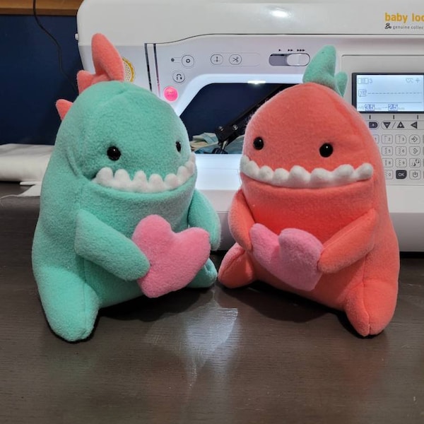 Love Monster (in 2 Sizes!) PDF Sewing Pattern and Tutorial —step-by ...