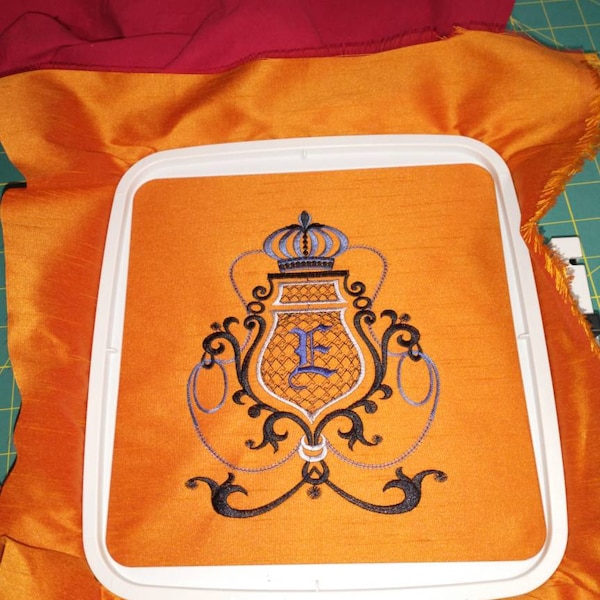 ITH Mug Rug Monogram Design - in the Hoop Embroidery ITH Designs ITH ...