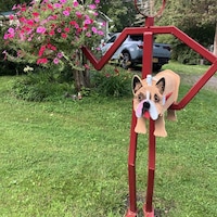 Dog Mailboxes - Boxer Mailbox - Etsy Canada