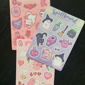 Spellbound Sticker Sheet Cute for Planners Bullet Journal Notebook or ...
