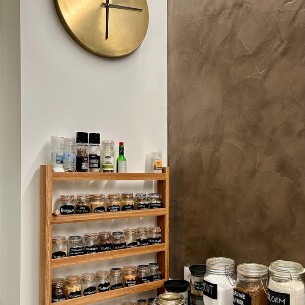 Freestanding Oak Spice Rack - Etsy