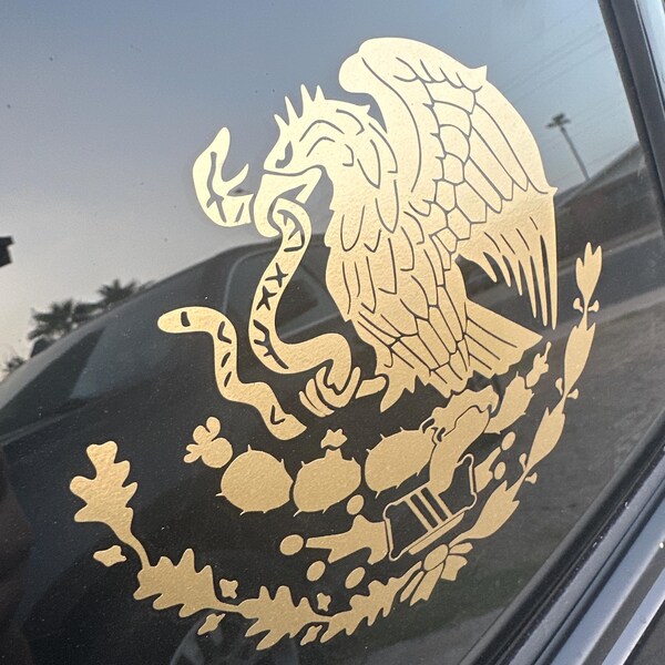 Jalisco Decal With Mexican Flag Logo Decal - Estado De Jalisco Eagle Sticker - Mexican Eagle ...