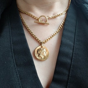 Toggle Necklace Gold Toggle Necklace, Toggle Necklace Gold, Toggle ...