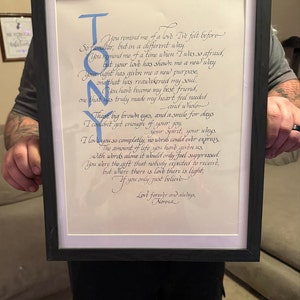 IF Poem - Hand Calligraphy Poem Print - Etsy