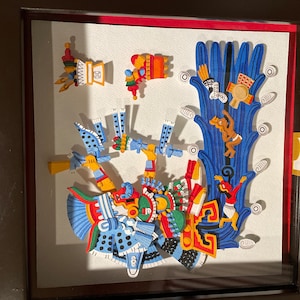 Chimalli Escudo Azteca Aztec Shield México Codex Paper - Etsy México