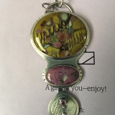 Labradorite & London Blue Topaz.. ... Hand Fabricated Artisan - Etsy