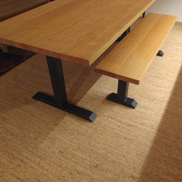 H 28 Inch, Dining Table Legs, Double Z Shape, 1 Pair, SS1110 - Etsy