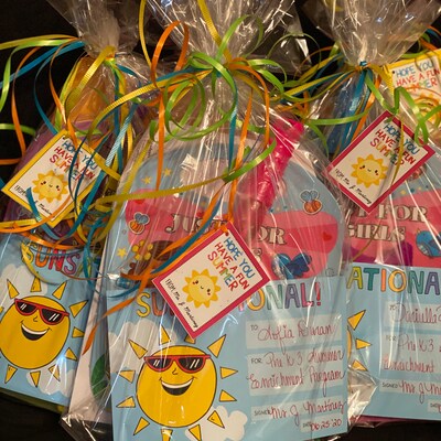 End of School Year Gift Tag, Printable Fun Summer Tags, Kids Tags for ...