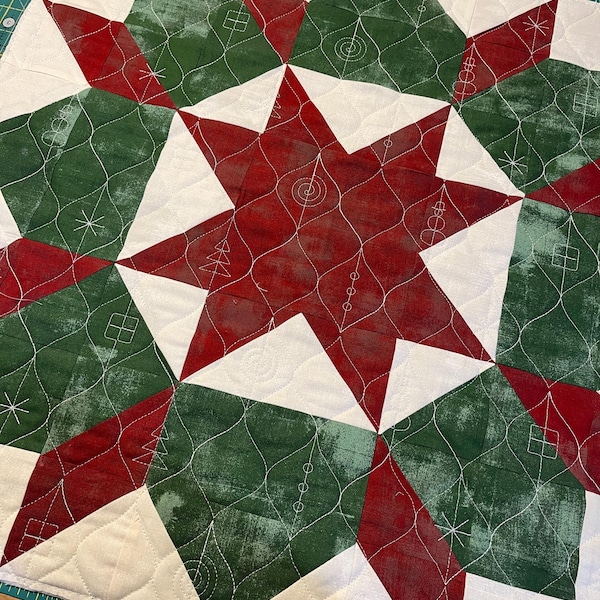 Floral Burst Digital Edge-to-edge Quilting Pattern - Etsy