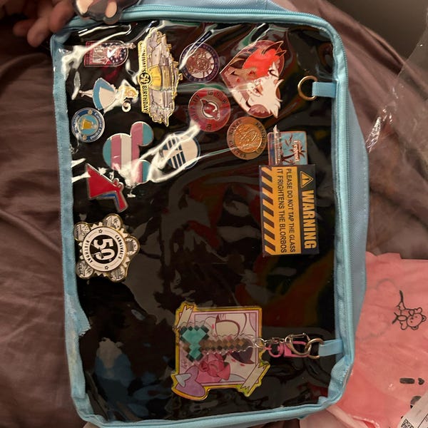 Multi-color Ita Bag Crossbody With Insert, Anime Ita Bag, Ita Messenger ...