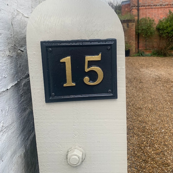 Vintage Address Sign, House Sign, House Number, Address Plaque, House ...