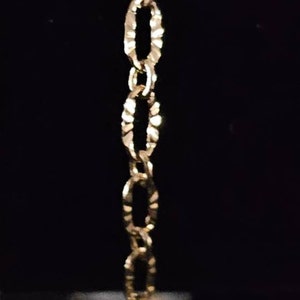 Long 24K Gold Rolo Infinity Cable Paperclip Chain by Yard - Etsy