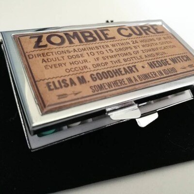Zombie Pill Case, 7 Day Pill Box, Pill Case, Pill Box, 7 Sections, Pill ...