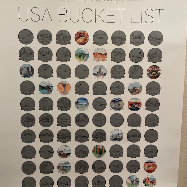 Scratch off Travel Bucket List World Bucket List National Parks Bucket ...