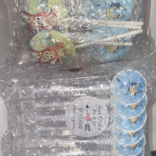 8 Bluey Lollipops Bluey Favors Lollipops Favors Bluey Loot Bags Bluey ...