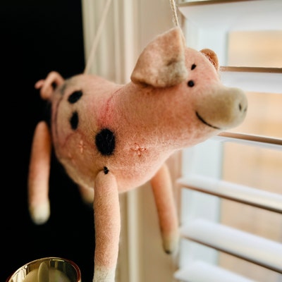 Laura Felt Llama, Art Marionette Puppet Handmade Toy Stuffed Toy Animal ...