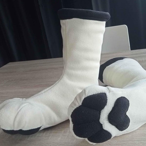Kemocube's Fursuit Slim Sock Paws Pattern - Digital PDF Download - Etsy