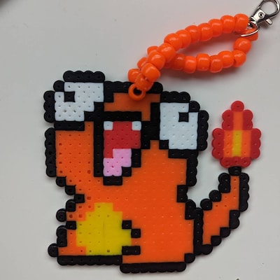 Elmo on Fire MEME Kandi Rave Perler - Etsy