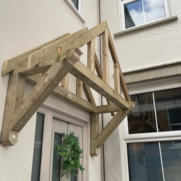 Apex Front Door Pine Porch Canopy. - Etsy UK