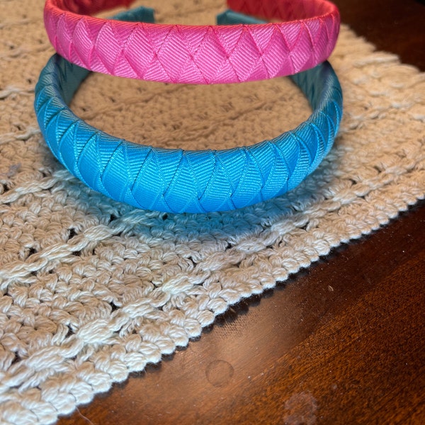 80s Retro Barrettes in Neon Pink and Purple Grosgrain Ribbon | Retro ...