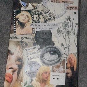 Vintage Smiley Face Wood Phone Stand, Preppy Summer Vibes Holder, Gift ...