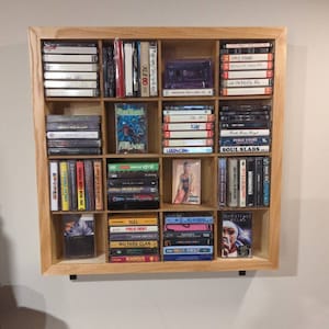 80 Capacity Cassette Tape Shelf - Etsy
