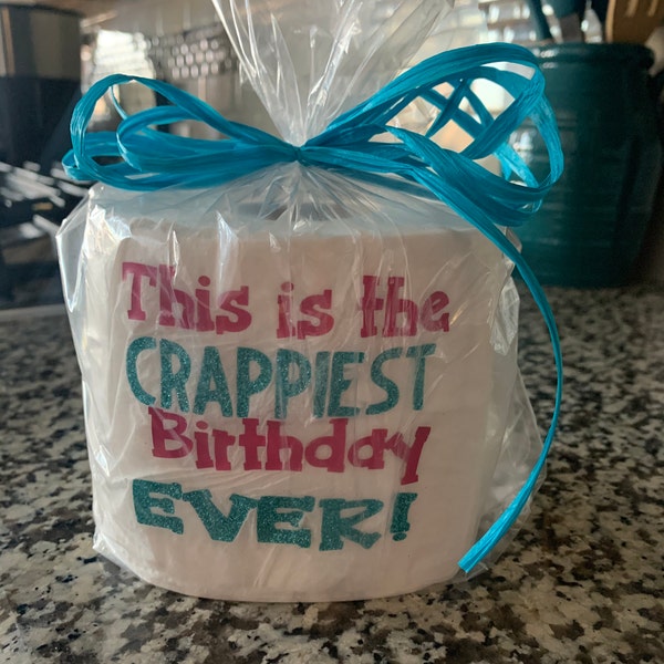 Graduation Gift; Crappiest Graduation; Toilet Paper Gift; Crappy Gift ...