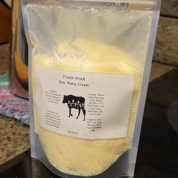 Freeze-dried Raw Heavy Cream: the Sustainable and Convenient Way to ...