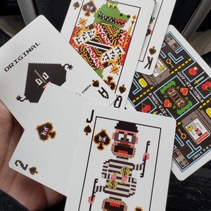 Triangle Playing Cards Red - Etsy