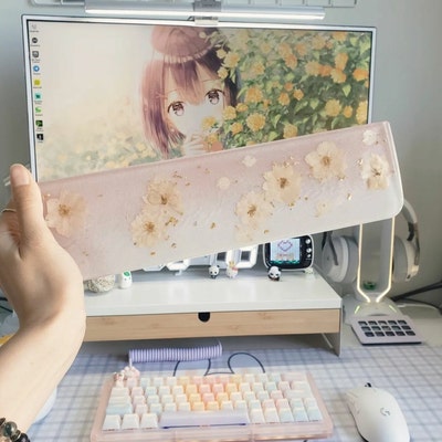 Sakura Cherry Blossom Artisan Resin Keycaps - Etsy
