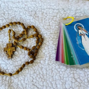 Illustrated Rosary Prayer Cards Rosary Images Catholic Kids - Etsy