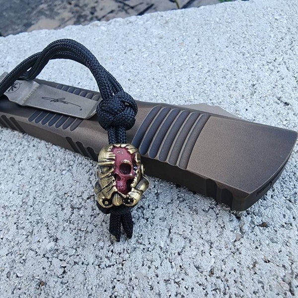 Dragon Claw Brass Keychin Yellow Dice Key Ring Outdoor Camping Small ...