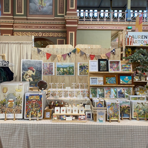 Market Stall Backing Wall, Market Stall Backdrop, Market Display Board ...