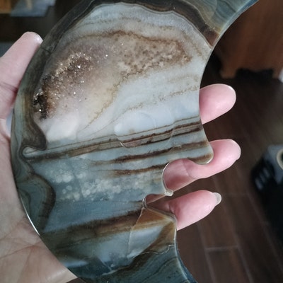 Pink Banded Calcite Tower, Twr262, Pink and Green Banded Calcite Point ...