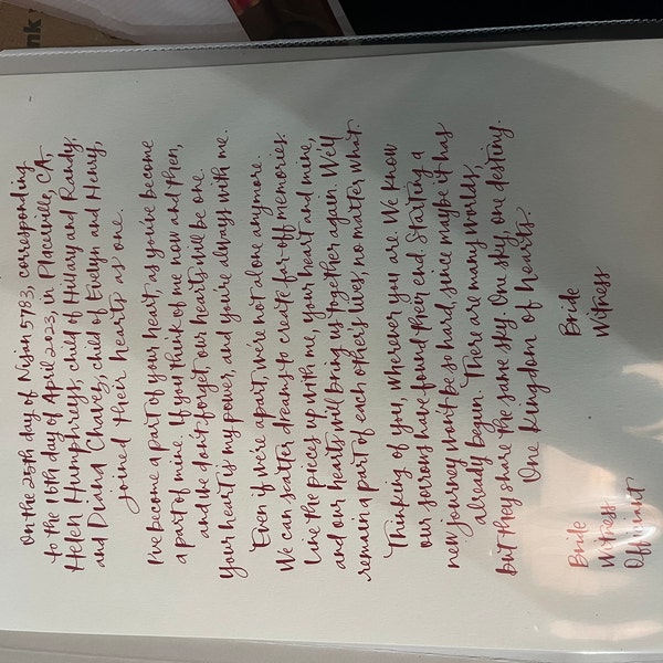 Personalized Tooth Fairy Letter in Hand Written Calligraphy for Child's ...