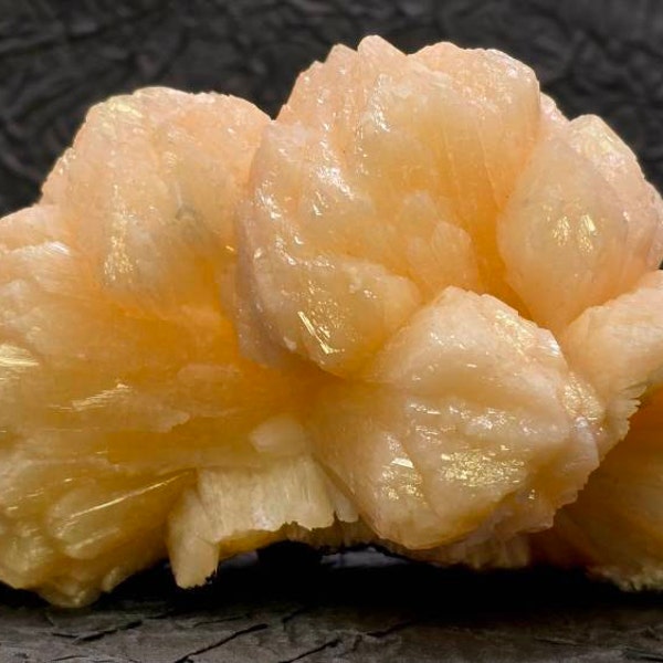 Wonderful Rare Calcite on Needle Quartz Whit Iron Oxide Natural ...